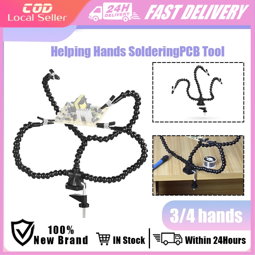 soldering helping hand solder Flexible Arms Soldering Station PCB ...