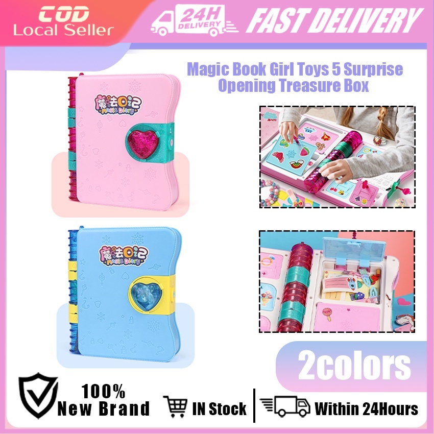 Magic Book Surprise Box Toy Girl Children 6 Years Old 3 Princess ...