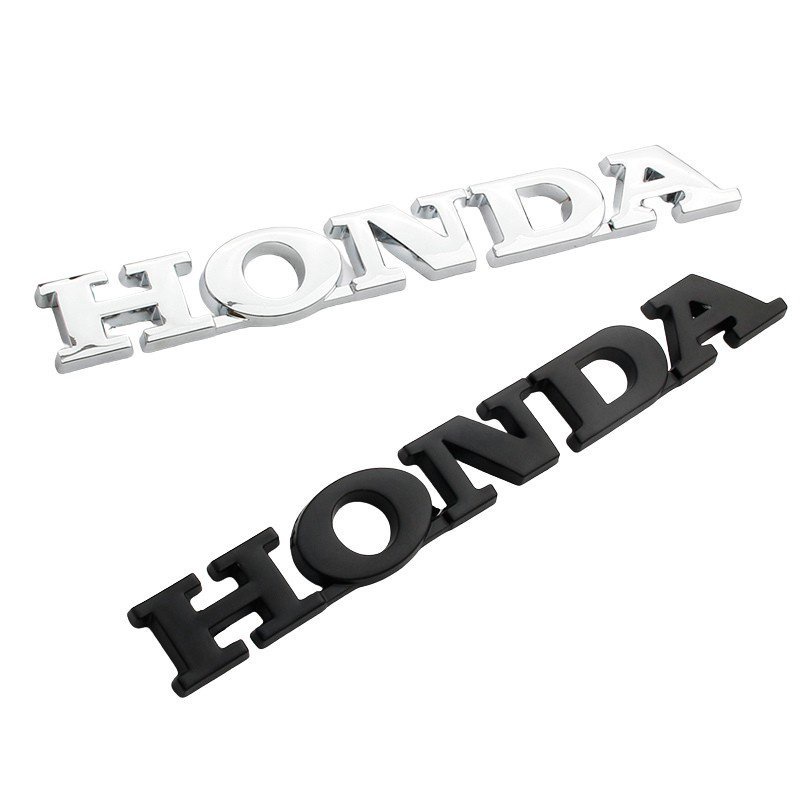 Metal Honda Logo Auto Car Side Fender Rear Trunk Emblem Badge Sticker ...