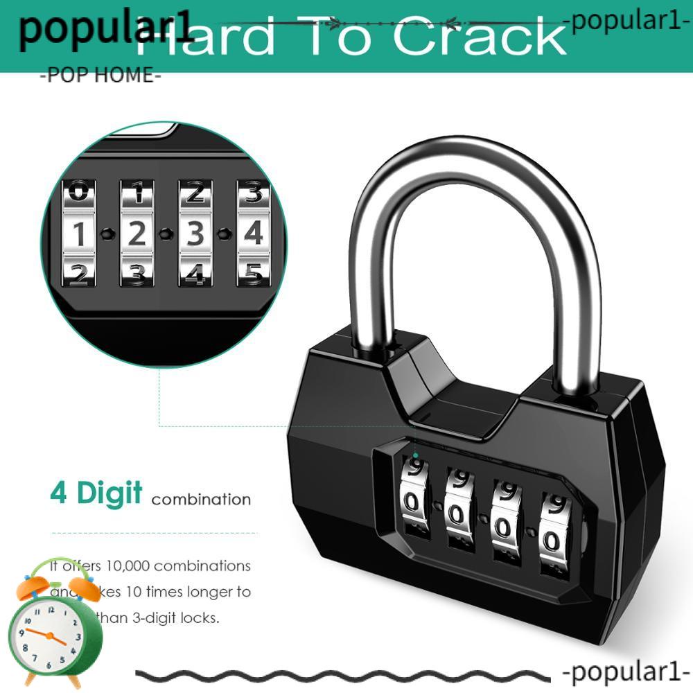 POP Safely Code Lock Outdoor Gym Weatherproof Luggage Lock Protection ...
