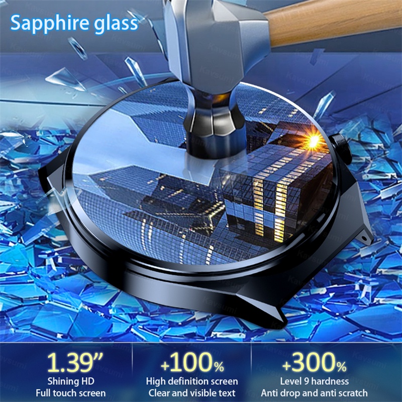 Sapphire Glass Smartwatch Blood Sugar Blood lipids Blood Pressure Body ...