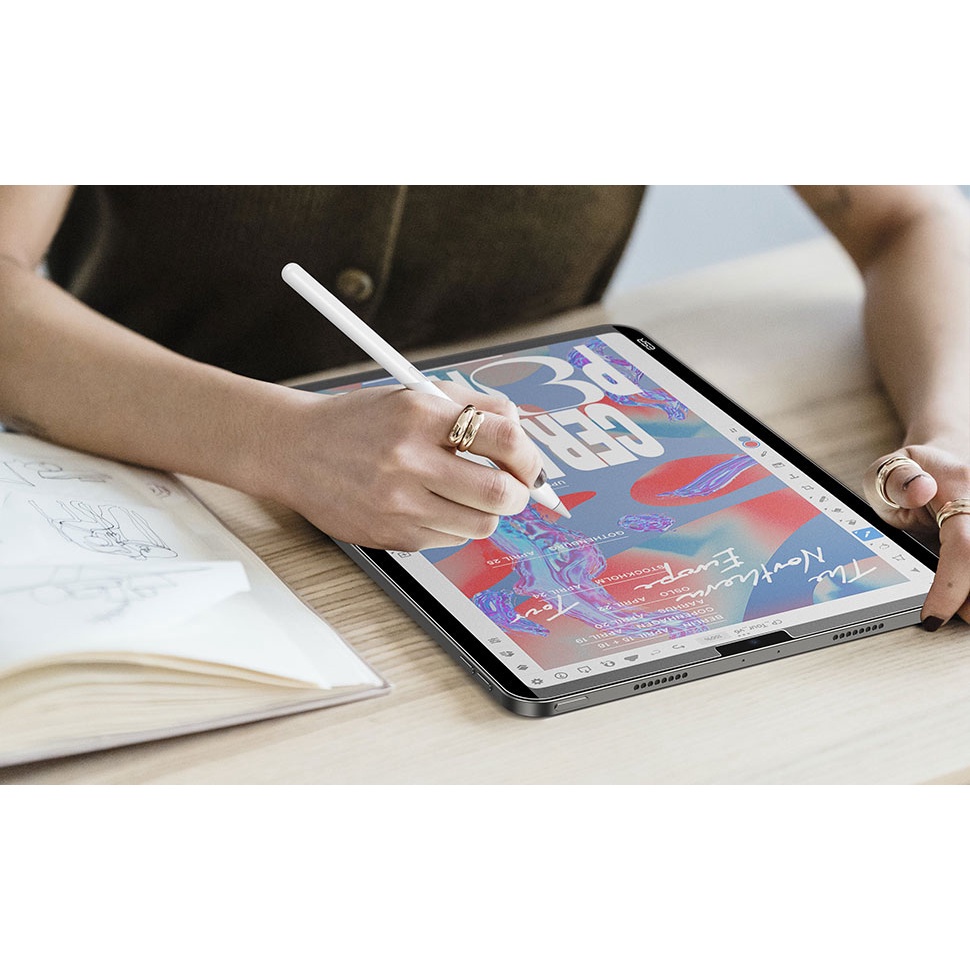 Magnetic Paper Like Screen Film Removable Reusable Matte Paper-Feel for ...