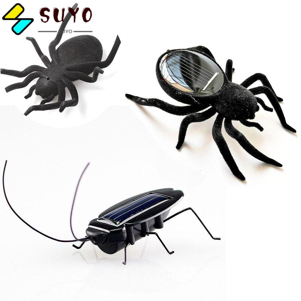 SUYO Cockroach Robot, Solar Powered Grasshopper Solar Insect Toys ...