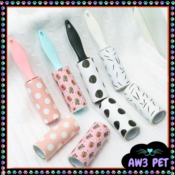 Sticker Roller Clean Hair On Clothes Clean Pet Hair Fur | Shopee Malaysia