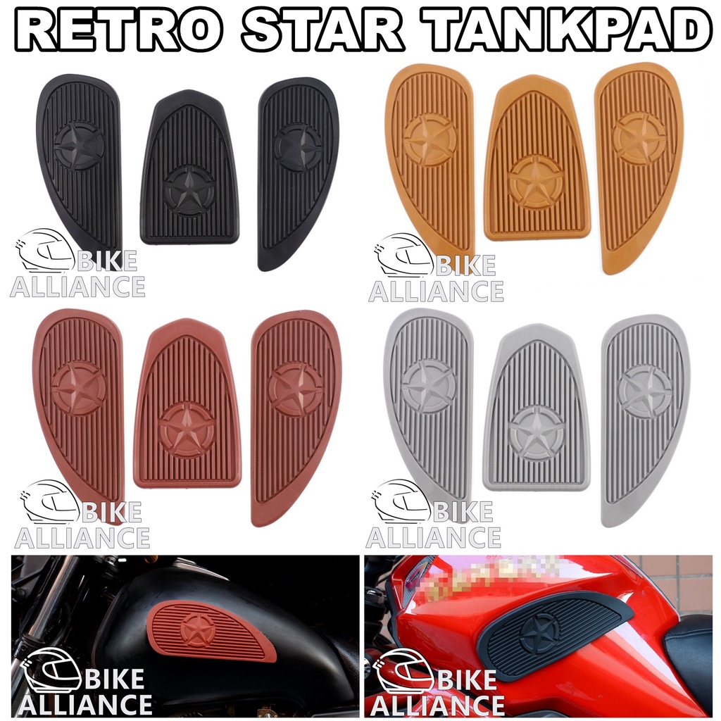 READY STOCK RETRO STAR TANKPAD TANK PAD STICKER PROTECTION PAD ...