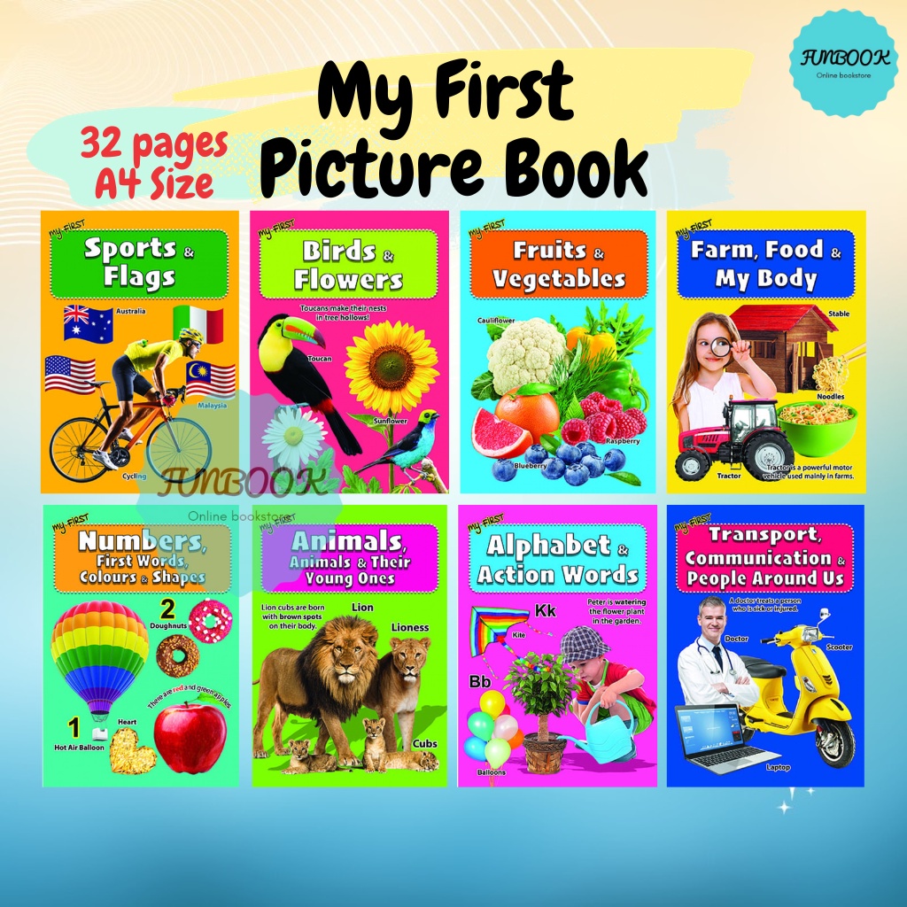 [FUNBOOK] My First Picture Book Preschool Tadika Buku Bergambar ...