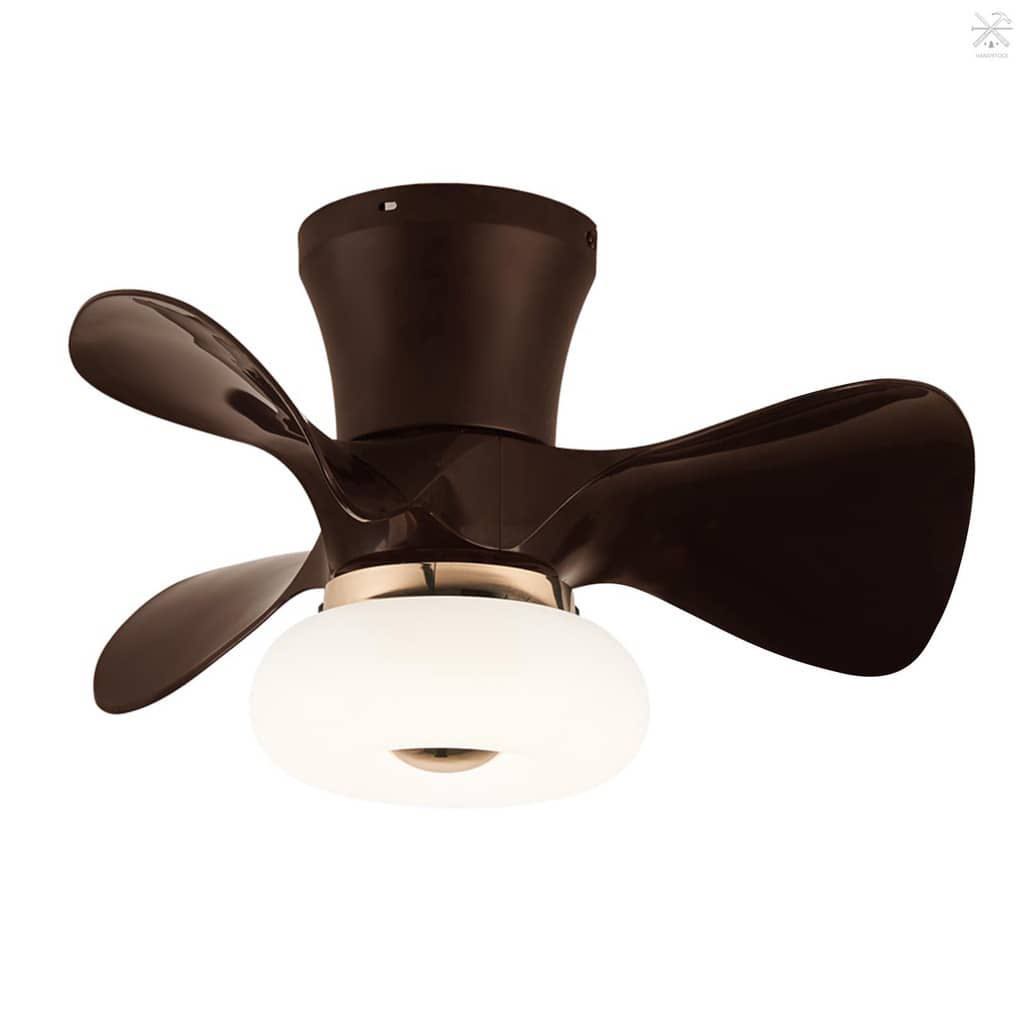Small Ceiling Fan with LED Light Remote Control Ceiling Fan with Light ...