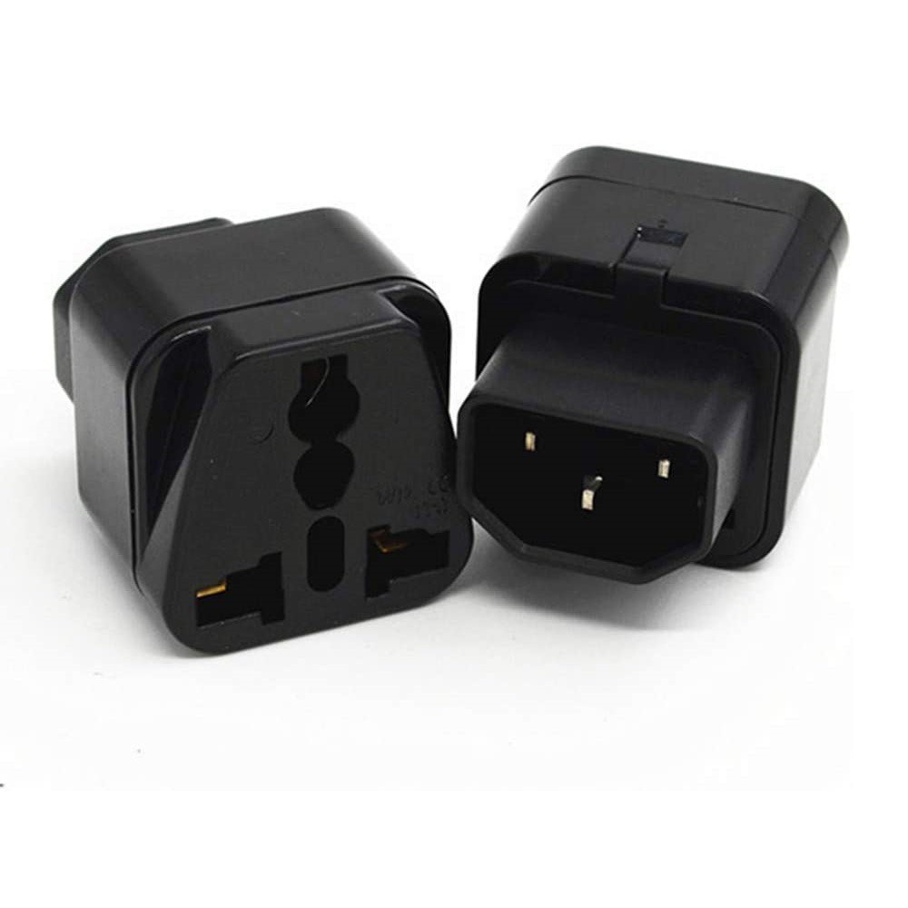 IEC C14 to Universal C13 Socket Power Adapter AC Plug - 503-TA040 ...