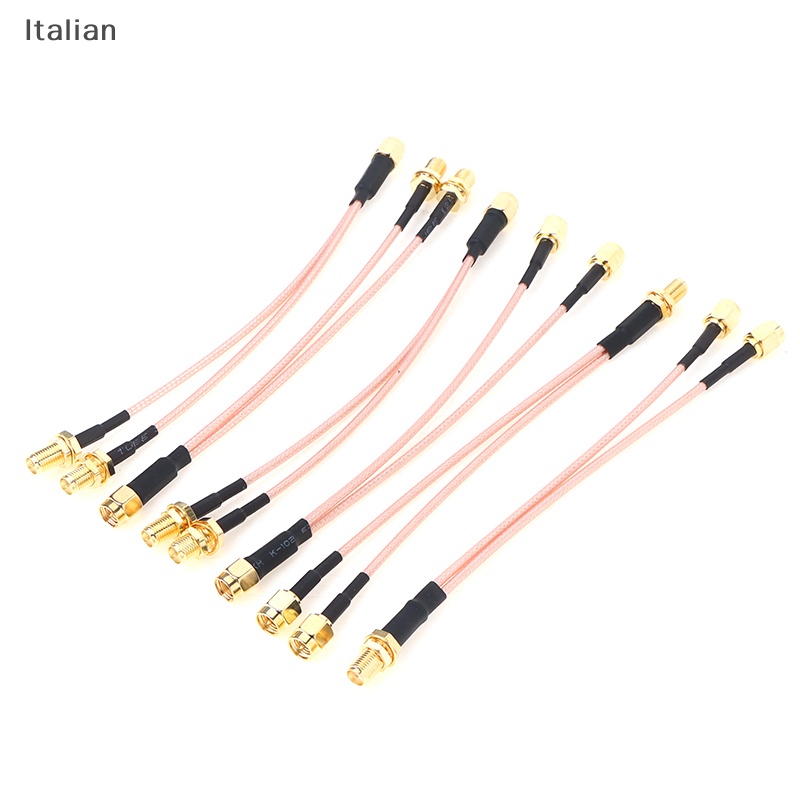 Italian SMA to 2X SMA Male Female Y type Splitter Combiner Jumper Cable ...