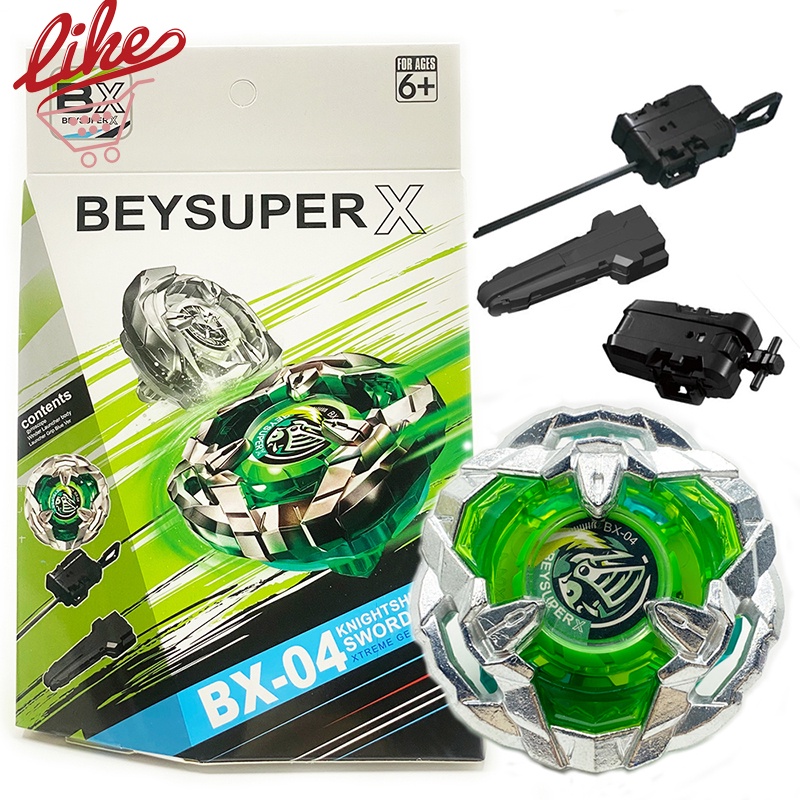 MQ Beyblade X BX-04 Knight Shield Beyblade Xtreme with Launcher Grip ...