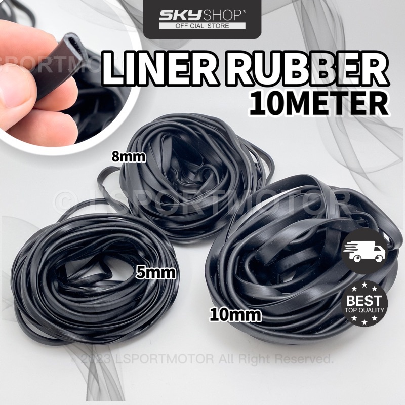 READY STOCK 🔥 UNIVERSAL LINER (RUBBER) 10METER LONG LINING COVER C70 ...