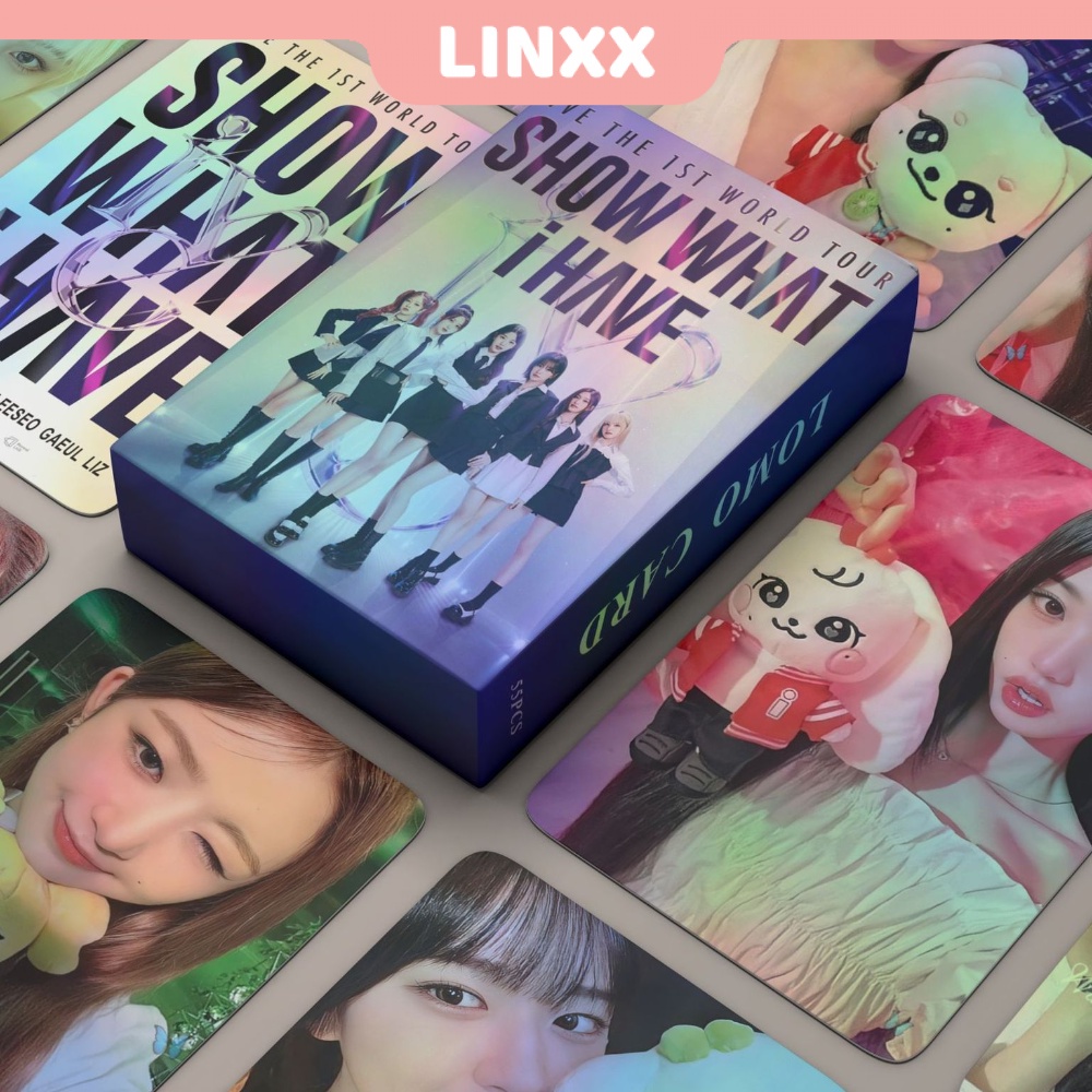 LINXX 55 Pcs IVE SHOW WHAT I HAVE Holographic Laser Card Kpop ...