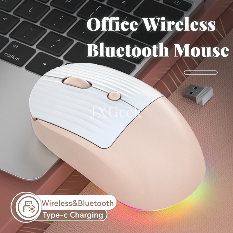 Office Wireless Mouse Bluetooth Mouse Type-C Charging Mouse Wireless ...