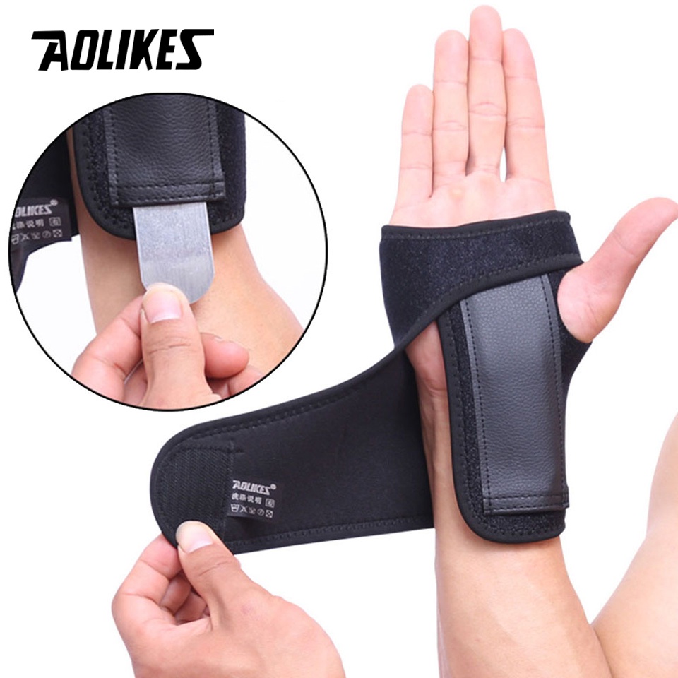 AOLIKES Adjustable Fitness Hand Brace Sports Wristband Safe Protect ...