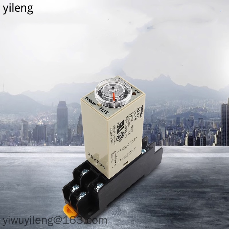 Omron miniature time relay H3Y-2 electrifying delay electronic timer ...