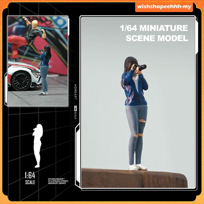 [WishshopeehhhMY] 1/64 Scale Diorama Figure Character Photographer for ...