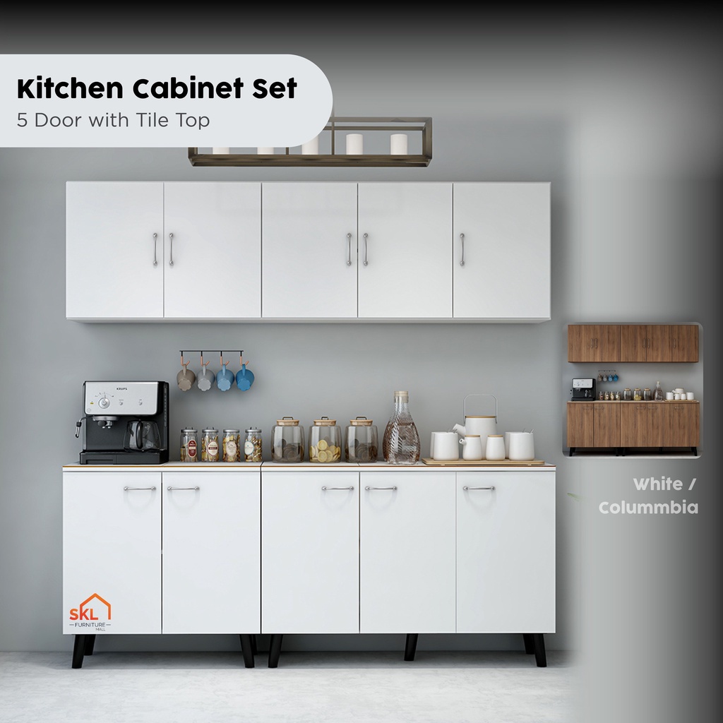 SKL Furniture_5.3FT Kitchen Cabinet + Base Unit/ wall cabinet hanging ...