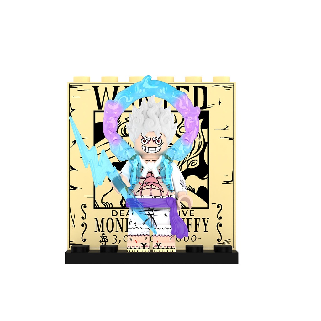 Educational building blocks Anime series assembled minifigure Luffy ...