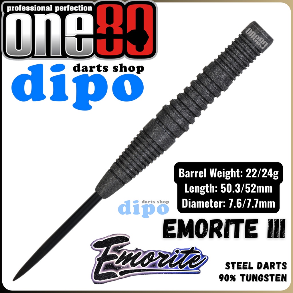 ONE80 EMORITE III - ONE80 Steel Darts | Shopee Malaysia