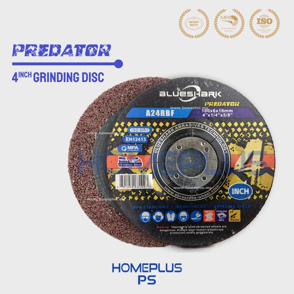 4 inch Steel Grinding Disc 100 x 6.0 x 16mm Angle Grinder Inox ...