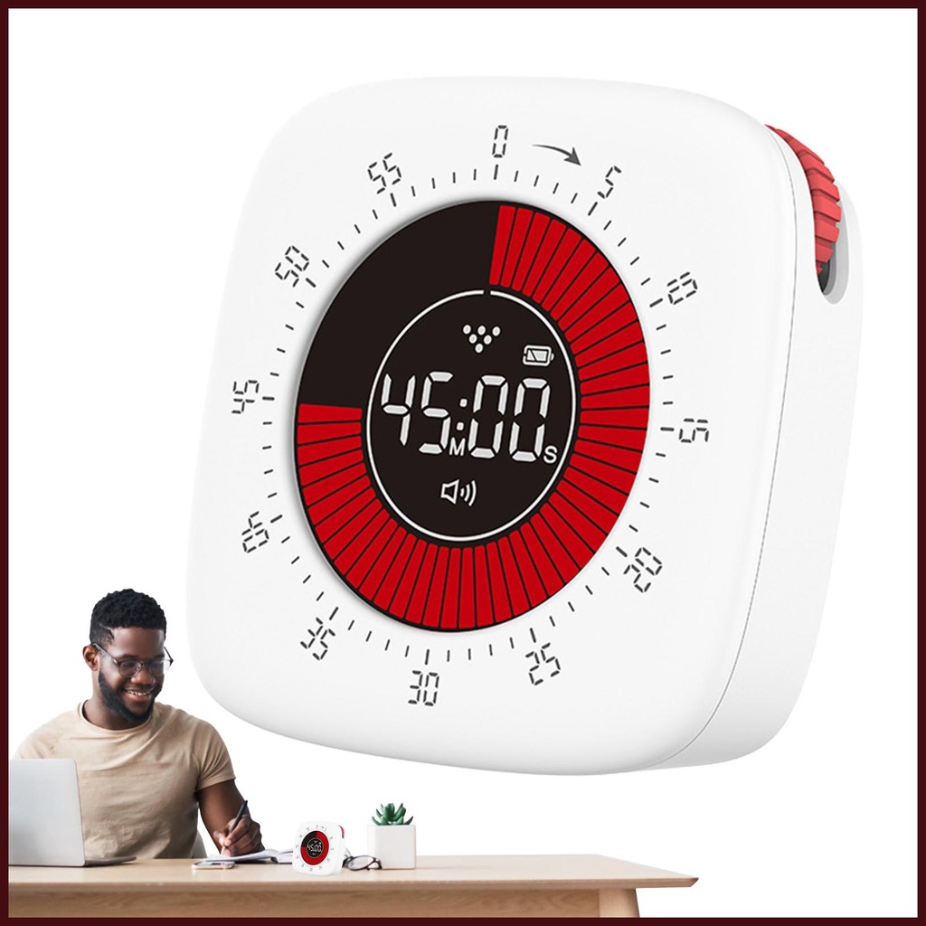 Visual Timer For Kids 60 Minutes School Timer With LCD Screen 4 Modes ...