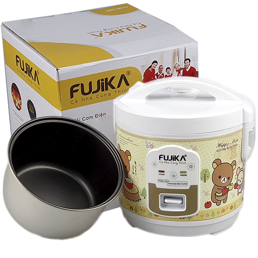 Fujika FJ-NC1815 1.8L Rice Cooker with 800W Lid, Premium Non-Stick ...