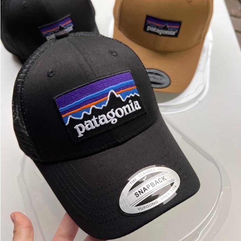 PATAGONIA Cap Mesh SNAPBACK Caps breathable BASEBALL CURVE BRIM Net CAP ...