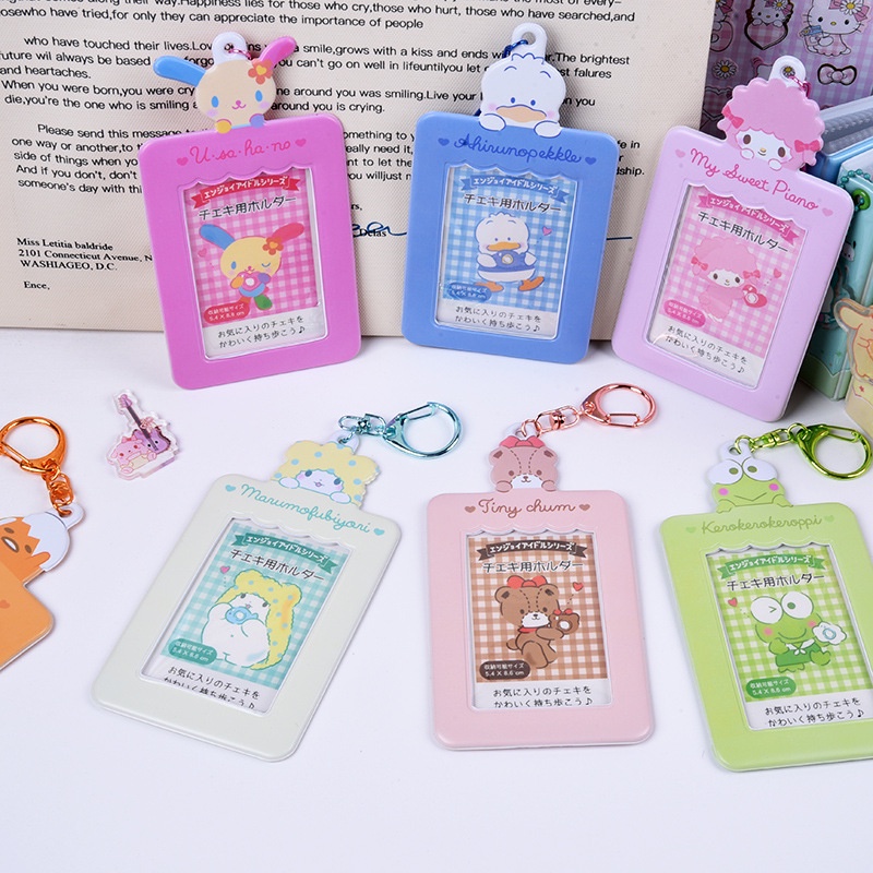 INS Cartoon Student Bus Card Meal Card ID Card Holder Idol Photo Card ...