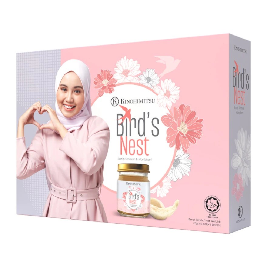Kinohimitsu Drink - Bird’s Nest With Kacip Fatimah And Manjakani (75g x 6 Bottles) | Shopee Malaysia