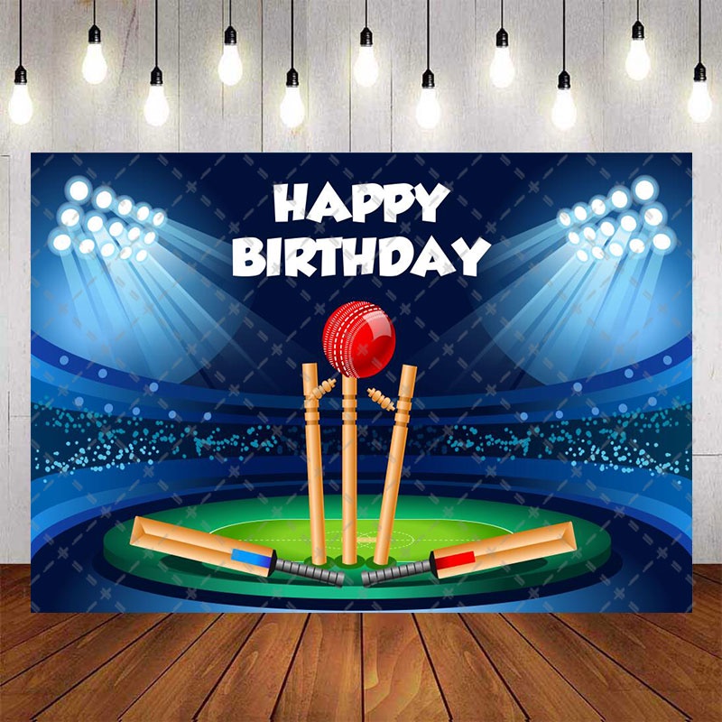 Base Ball Cricket Birthday Backdrop For Photography Baby Shower Kids ...
