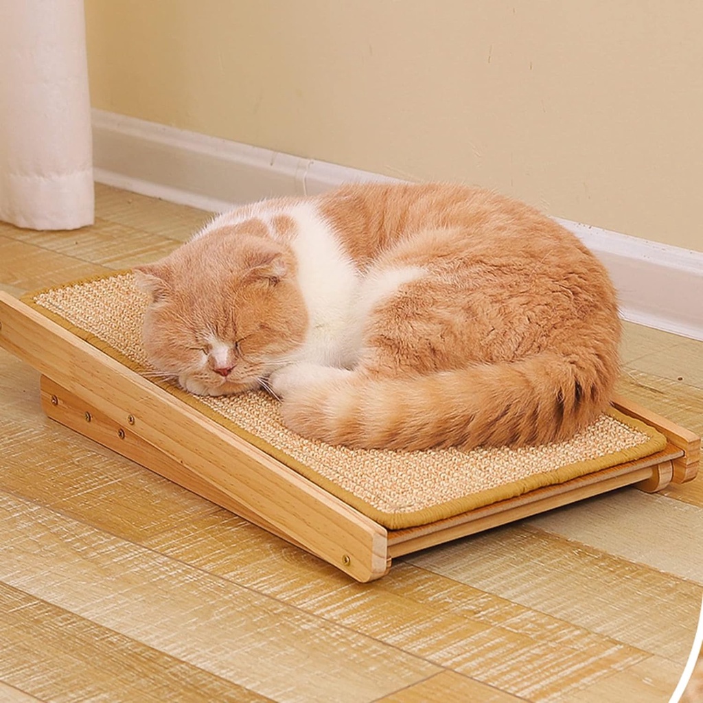 2-in-1 Adjustable Cat Scratcher Sisal Toy Kucing Cat Tree Pencakar ...