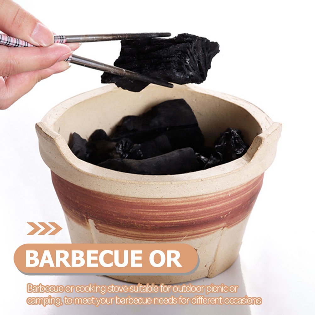 Grill Portable Outdoor Charcoal Tabletop Bbq Stove Japanese Clay ...