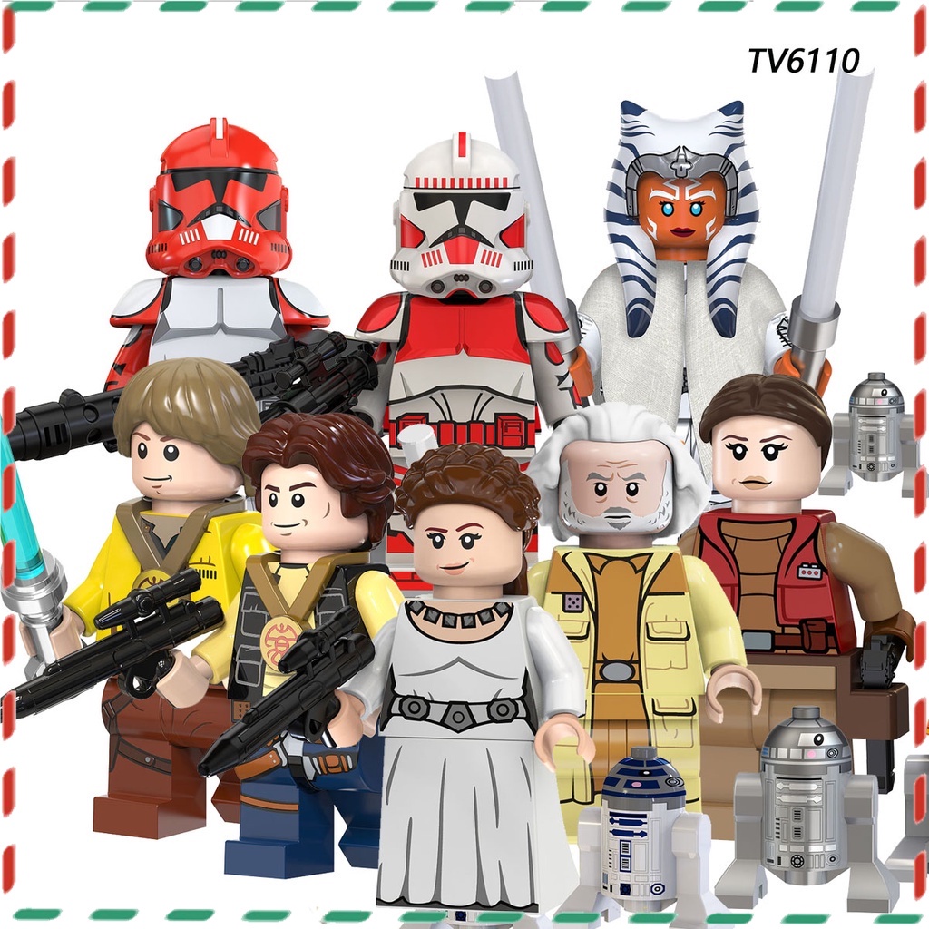 Building Blocks Star Wars Series Clone Shock Troopers minifigures model ...