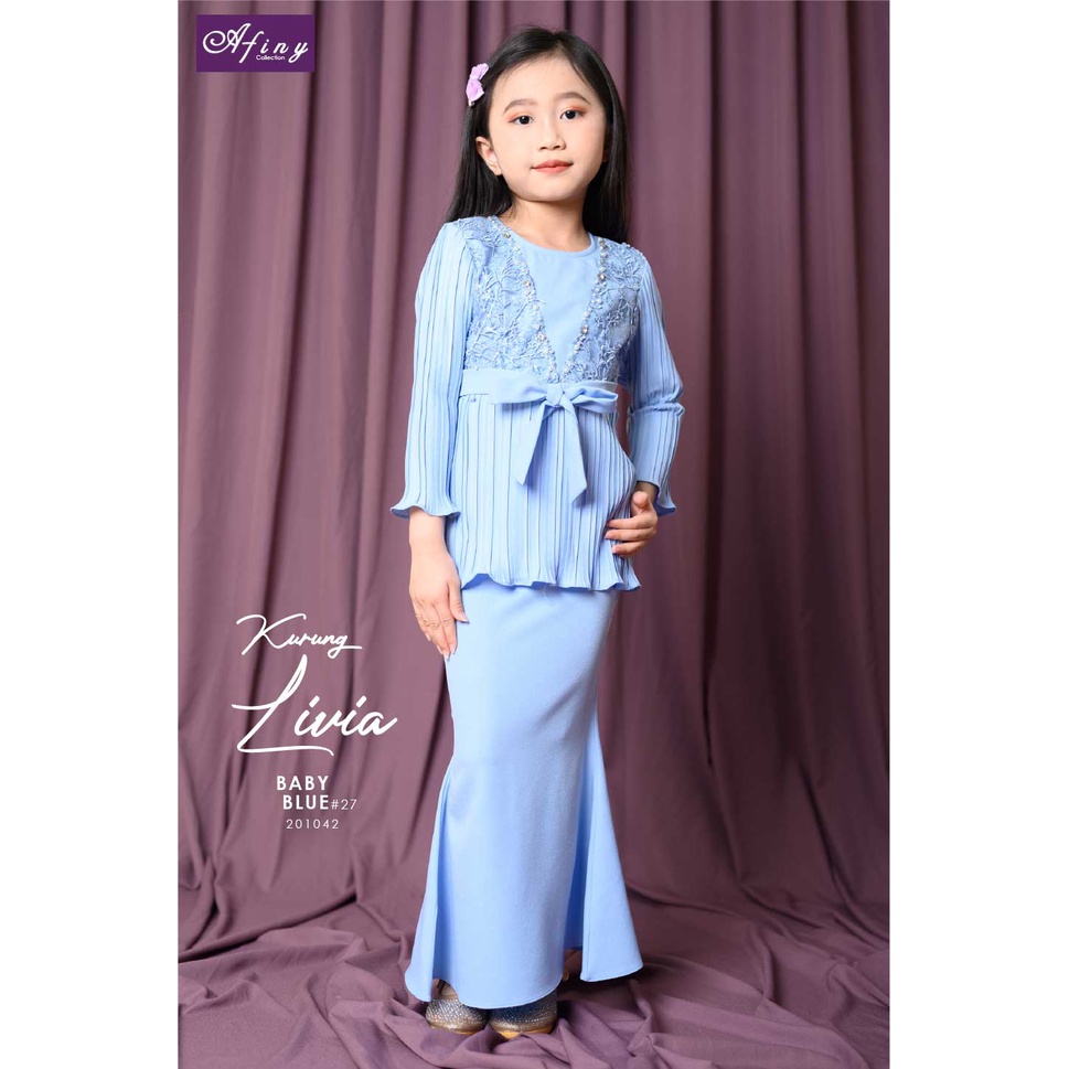 BAJU KURUNG BUDAK BAJU KURUNG KIDS LIVIA AF PLEATED BAJU RAYA 2024 PAGE 2 BAJU KURUNG MODEN ...