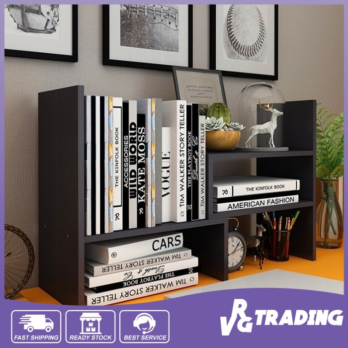 Portable Office Table Book Shelf Magazine Document Book Rack, Desktop ...