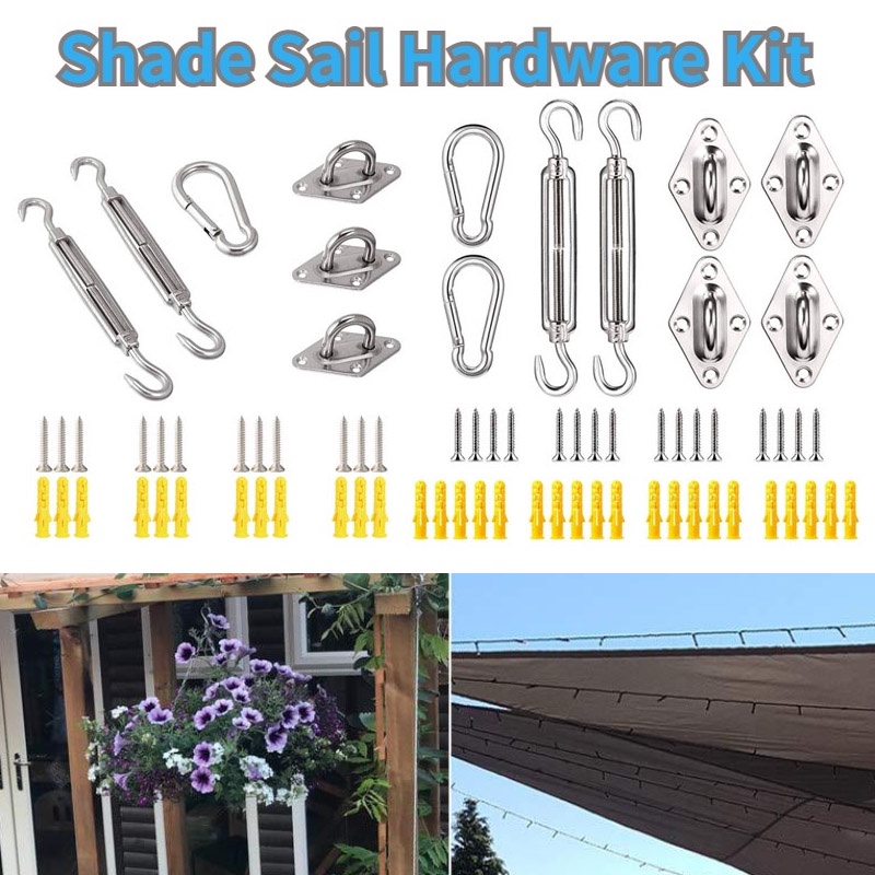 Stainless Steel Hardware Kit rust-resistance brick walls decks trees ...