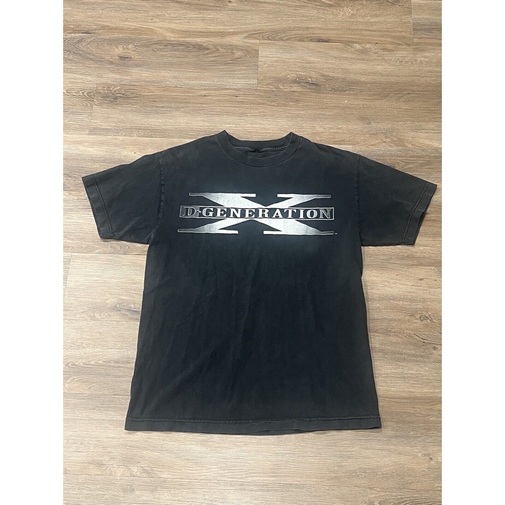 Men's cotton T-shirt Vtg 2002 WWE Degeneration X DX "Two Words Suck It ...
