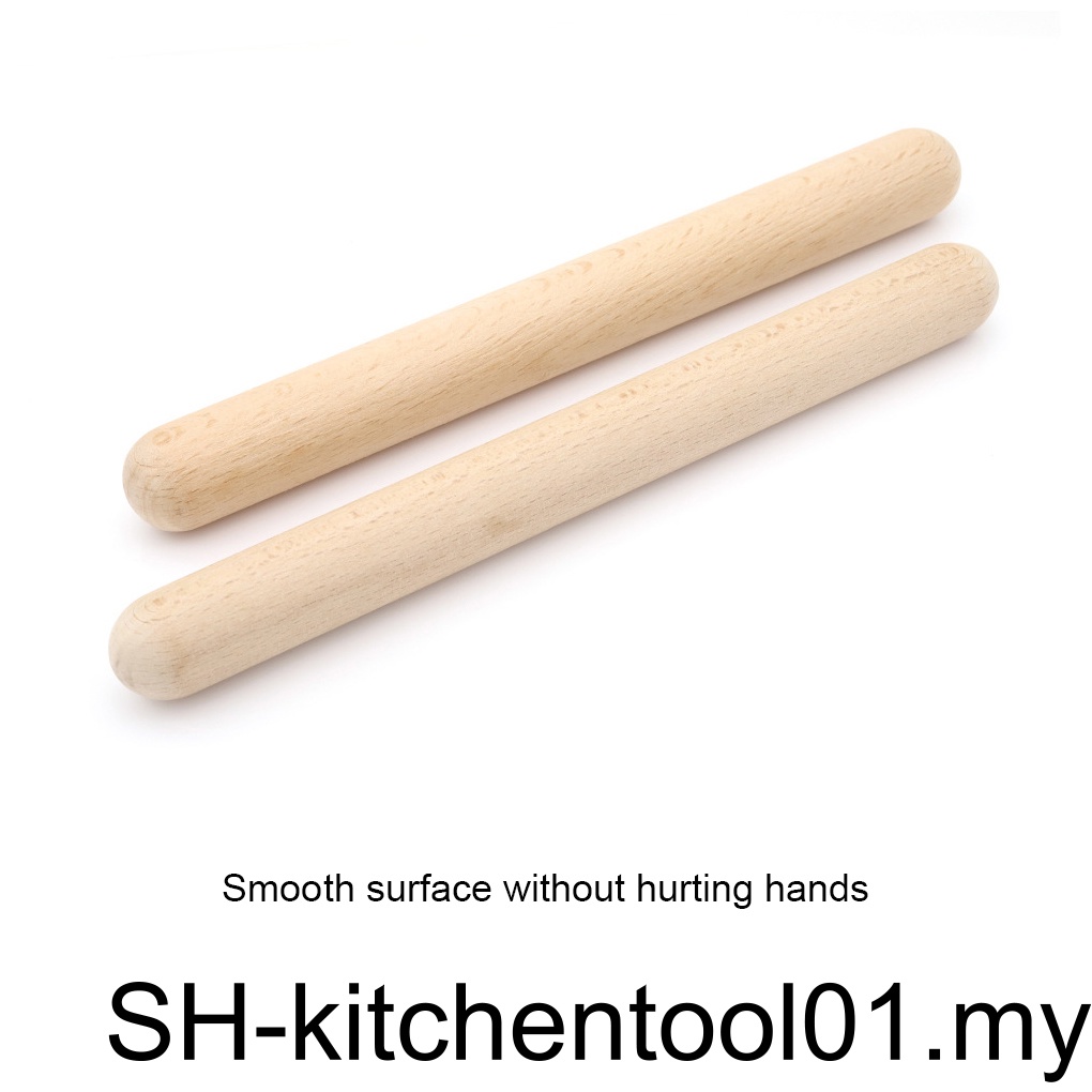 2piece Classical Wood Claves Easy To Play Musical Percussion Instrument ...