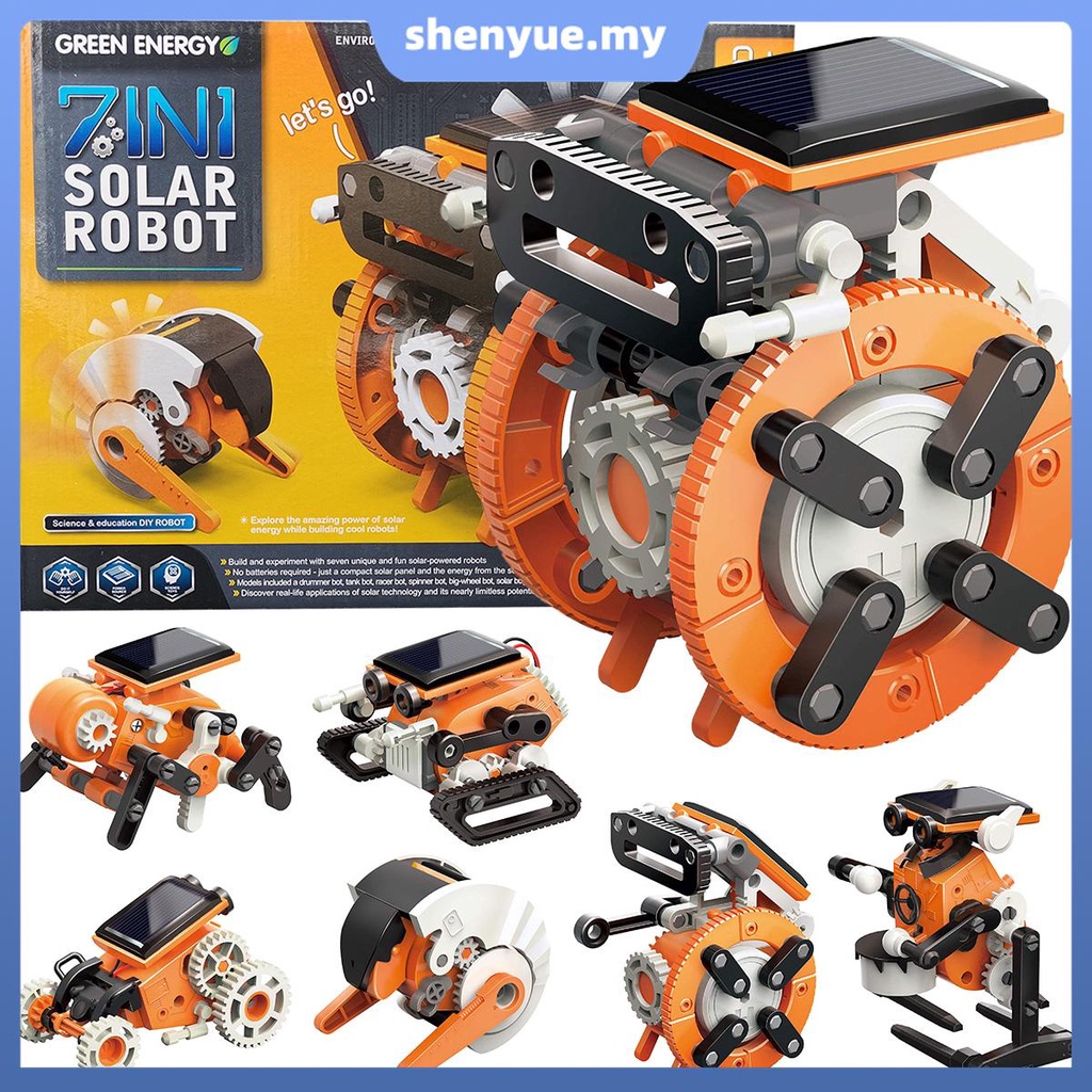 Solar Powered Robot Toy DIY Assemble Stem Projects STEM Educational ...