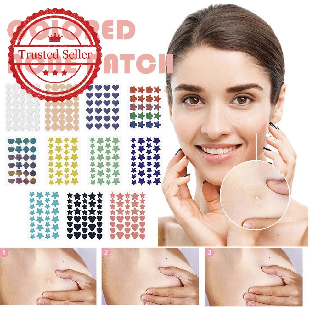 Multi-specification Colorful Acne Stickers Love Star Stickers Shaped ...