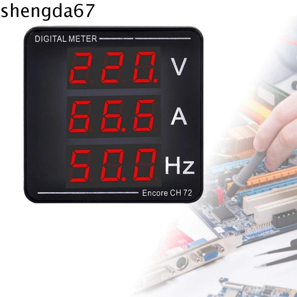 SHENGDA 3 in 1 Voltage Digital Meter, High Performances LED Digital ...