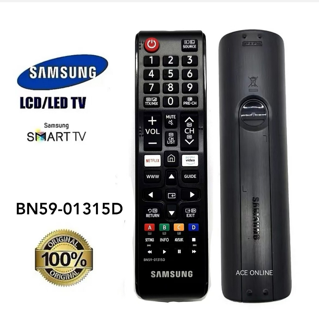 (Original Or OEM ) Samsung 4K Smart TV Remote Control BN59-01315D ...