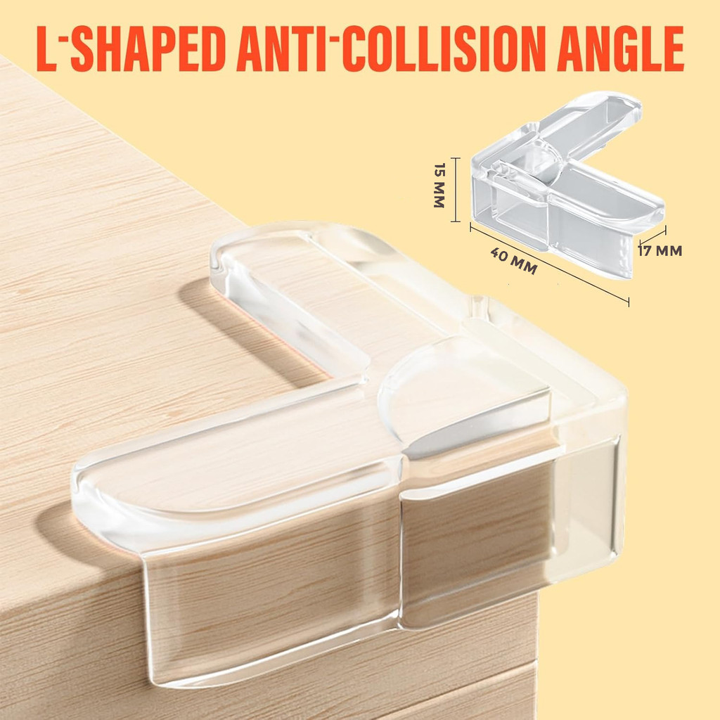Table Corner Protector L-Shaped Corner Protector 10 PCS | Shopee Malaysia