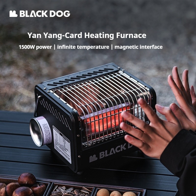 [ COD READY STOCK ] BLACKDOG Camping Gas Heater Stove BBQ 1500W ...