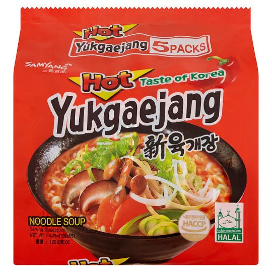 Halal Samyang Yukgaejang Ramen (120g x 5P) | Shopee Malaysia