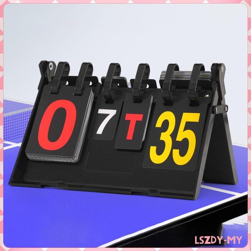 [lszdy] Table Scoreboard Flip Score Keeper Player Scoreboard for Games ...