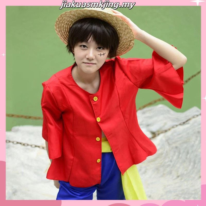 One Piece Monkey D Luffy New World Costume Outfits for Halloween ...