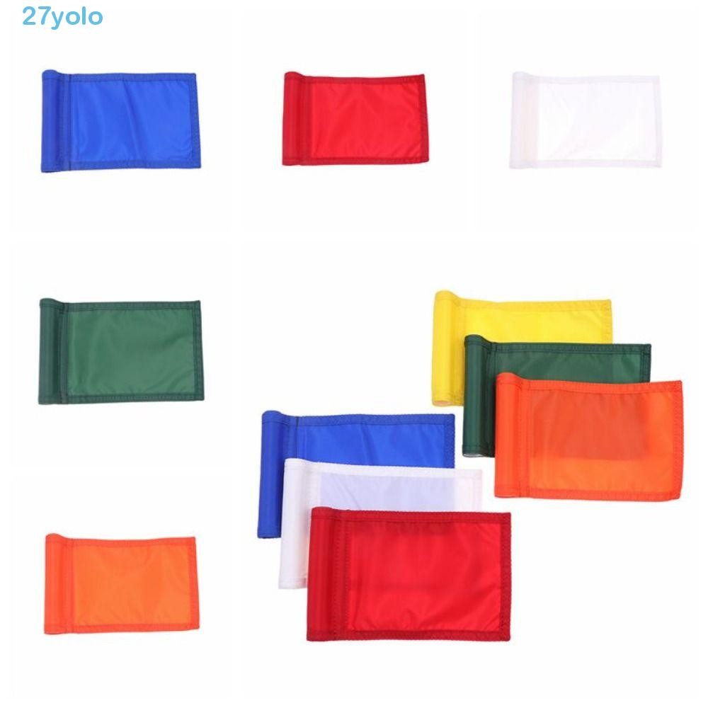 YOLO Golf Putting Green Flags, Steel Pole Golf Practice Golf Hole Pole ...