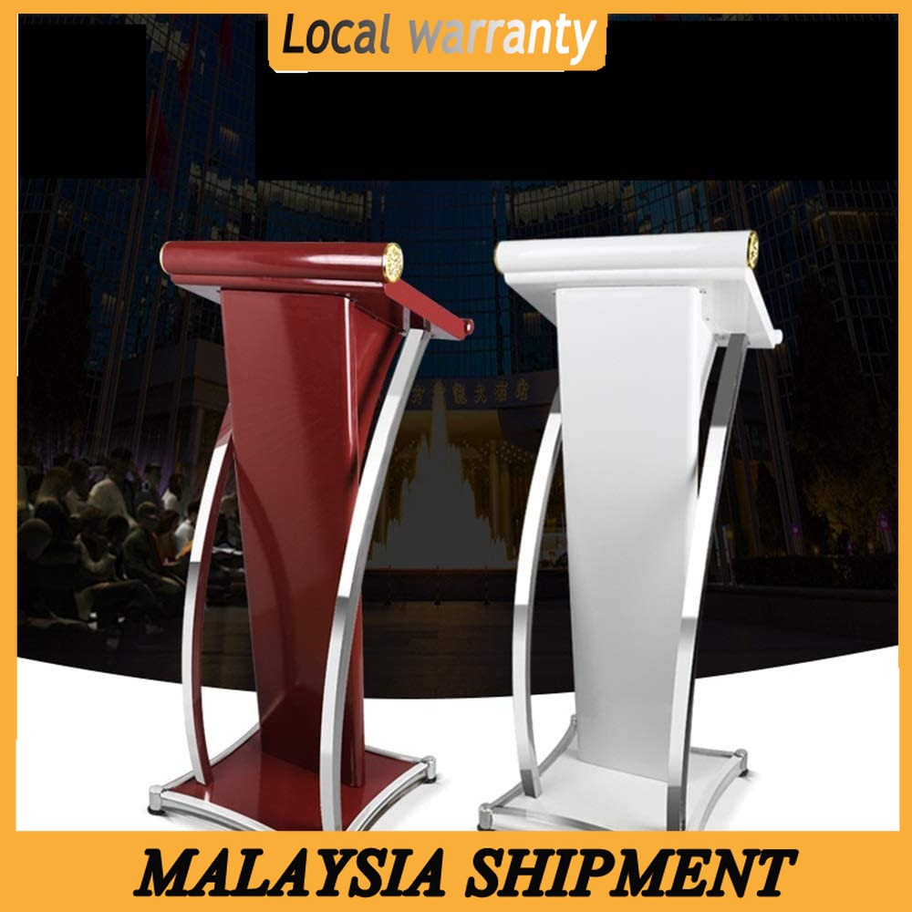 117cm Rostrum Lecterns Stainless Steel Speaking Podium Presentation ...