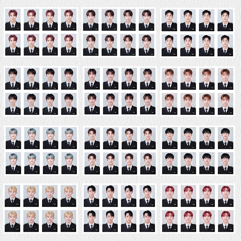 Kpop SEVENTEEN ID Photo Identity Card Photocards School HD Collective ...